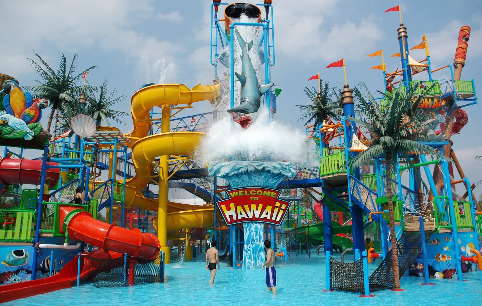 Huge Water Playground | fiberglass water slide|water slide|water park ...